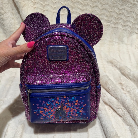 Disney Loungefly | Bags | Disney Parks X Loungefly Backpack Disneyland ...